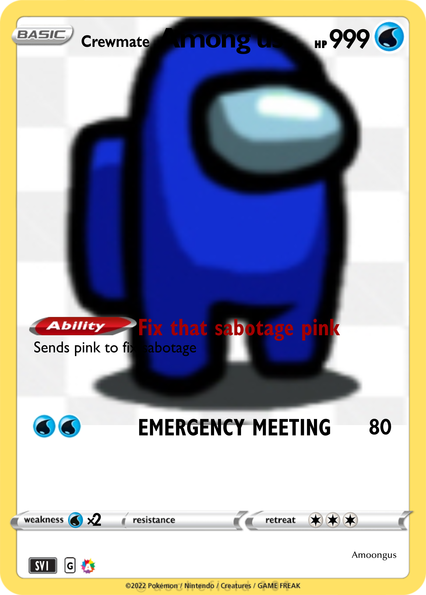Among us - Iron_valliant | Pokécardmaker.net