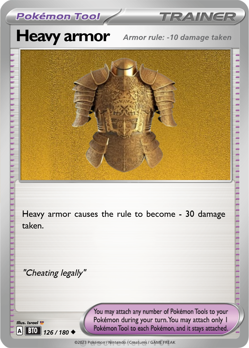 Heavy armor - Isr4000 | Pokécardmaker.net