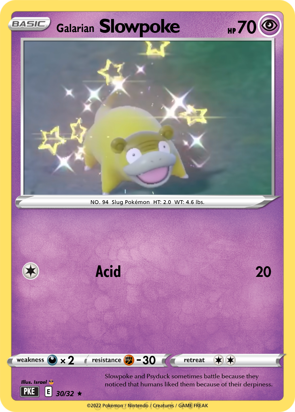 Slowpoke - Isr4000 | Pokécardmaker.net