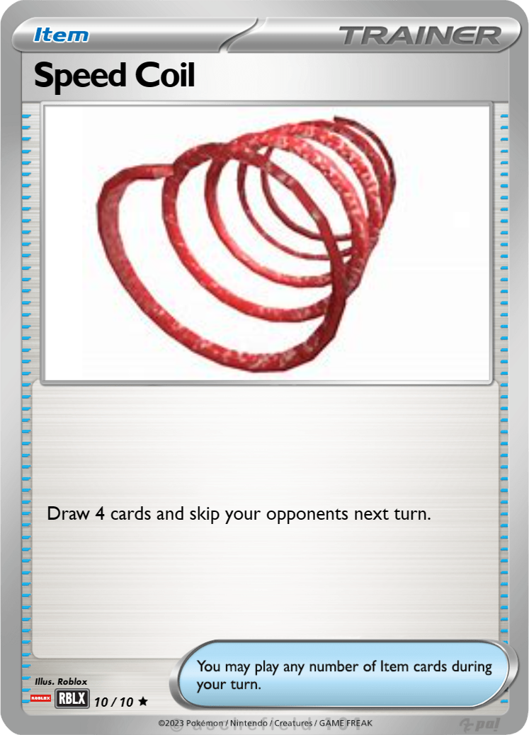 Speed Coil - ItzAtariYT | Pokécardmaker.net