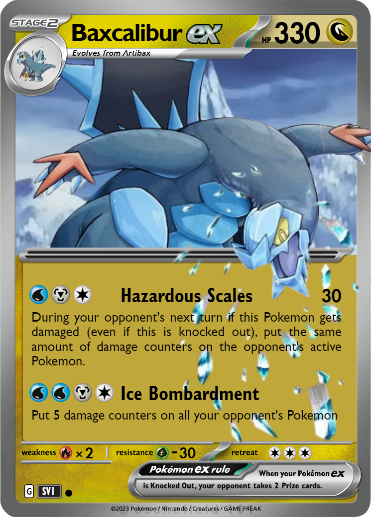 Baxcalibur - Izaak240 | Pokécardmaker.net
