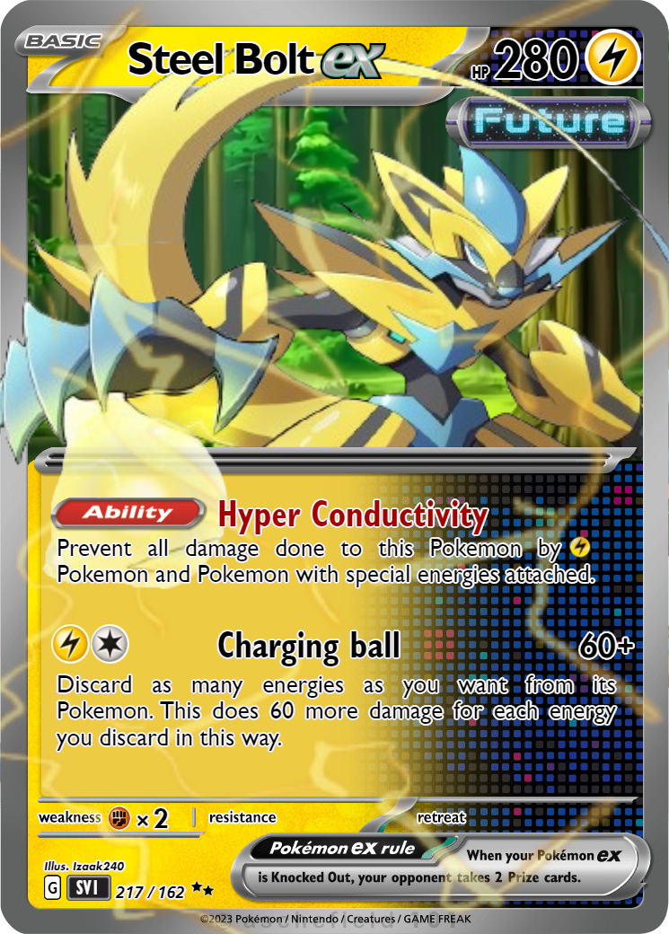 Steel Bolt - Izaak240 | Pokécardmaker.net
