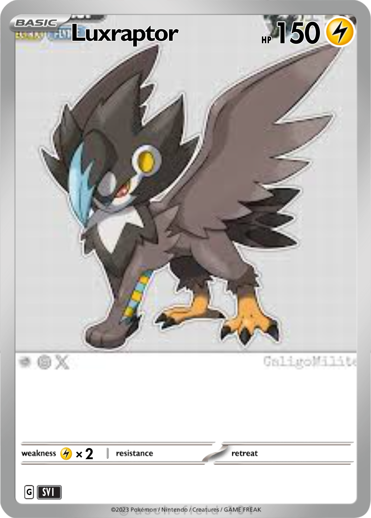 Luxraptor - JAM33 | Pokécardmaker.net