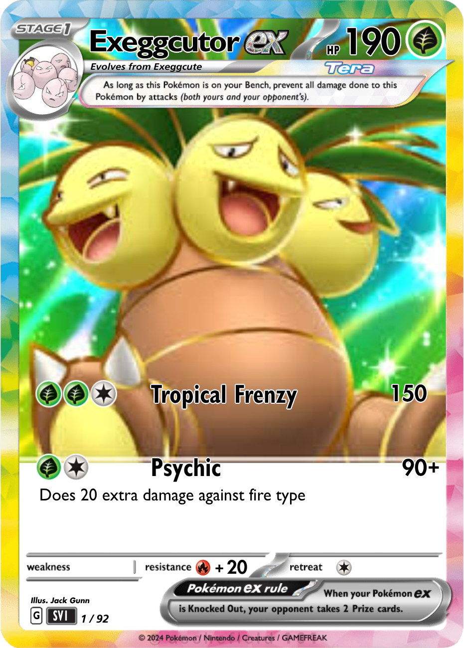 Exeggcutor - JJ-Junior | Pokécardmaker.net