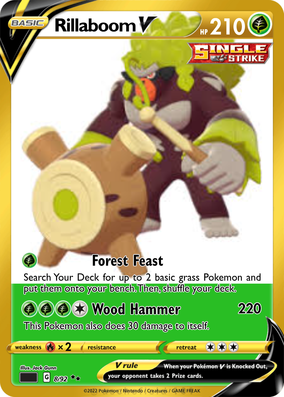 Rillaboom - JJ-Junior | Pokécardmaker.net