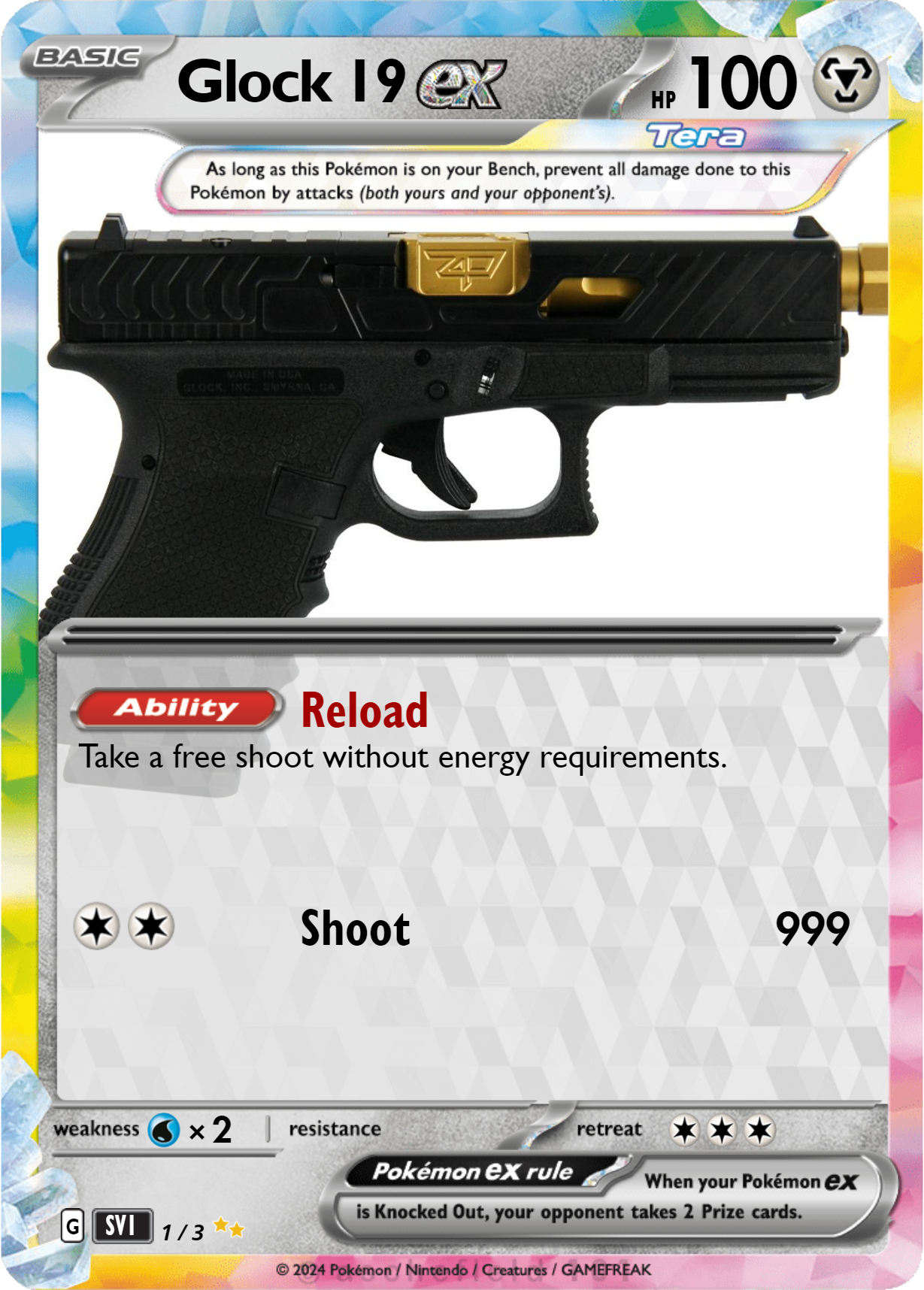 Glock 19 - JJwatt | Pokécardmaker.net