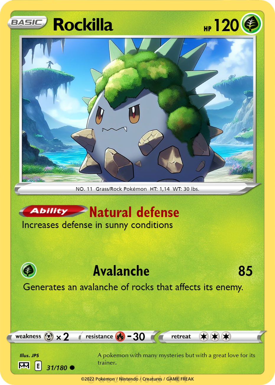 Rockilla - JPS | Pokécardmaker.net