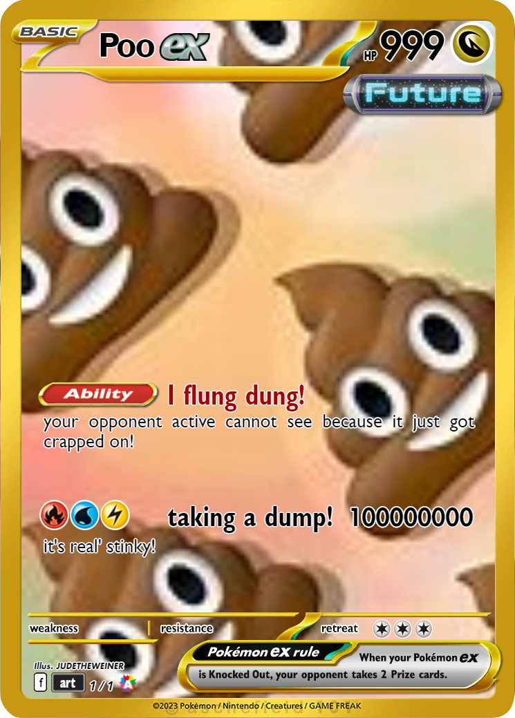 Poo - JUDETHEWEINER | Pokécardmaker.net
