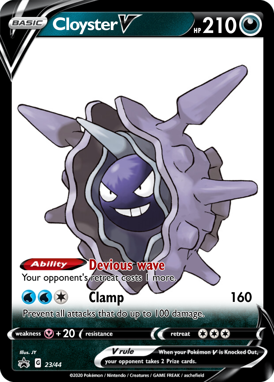 Cloyster - JYdude | Pokécardmaker.net
