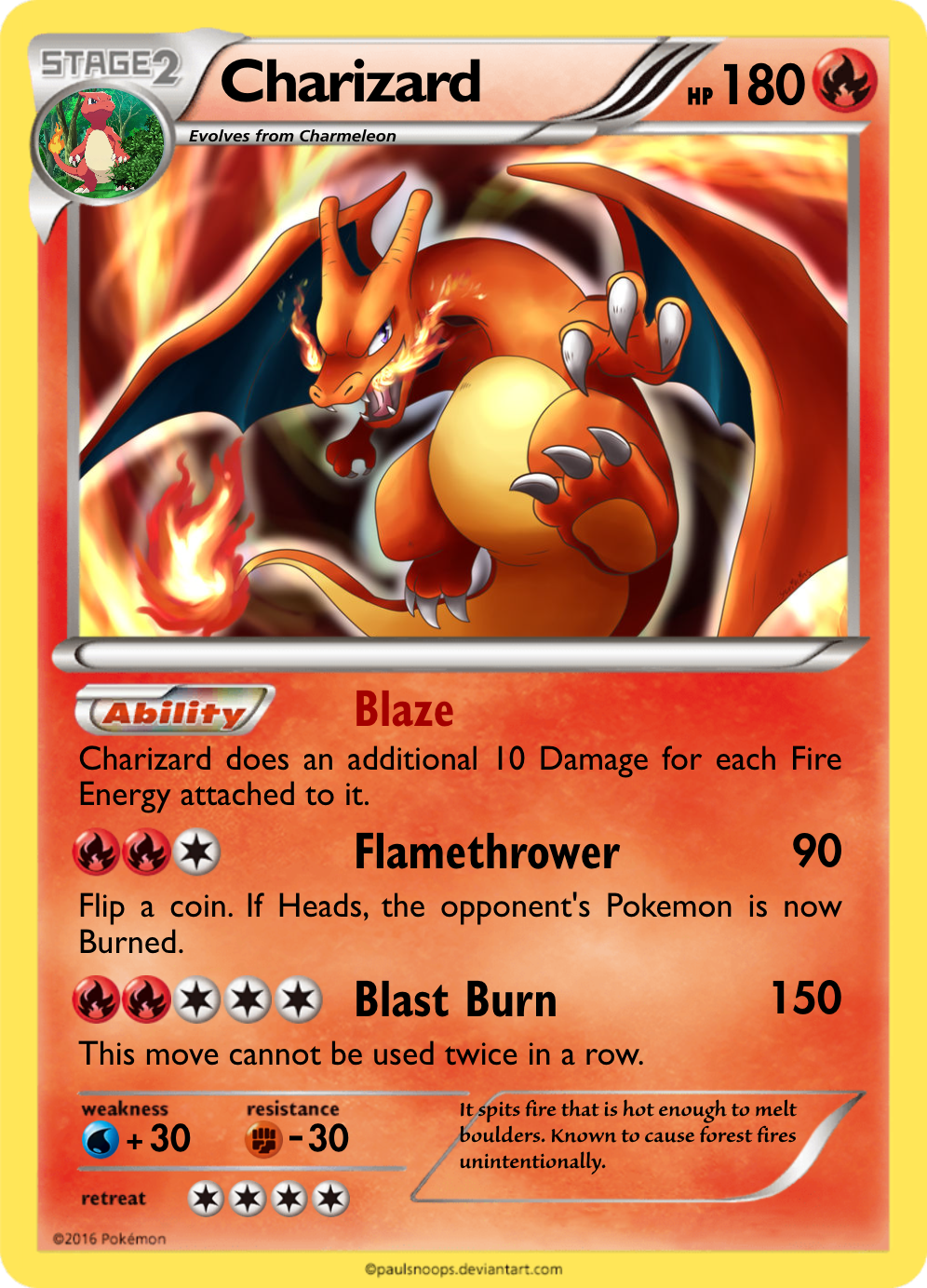 Charizard - JackNegative | Pokécardmaker.net