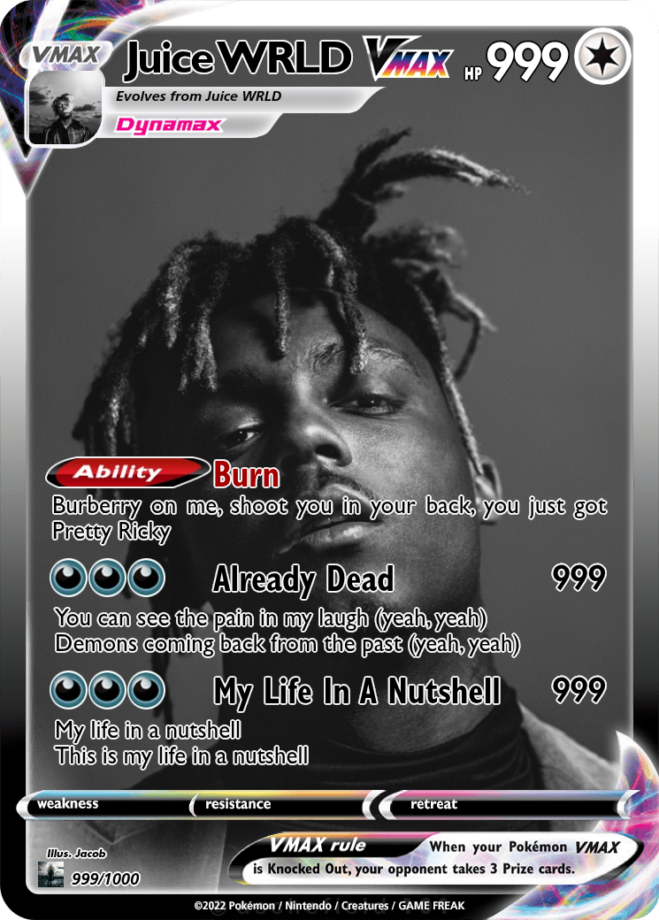 Juice WRLD - Jacob_777 | Pokécardmaker.net
