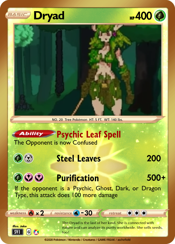 Dryad - Jake8e5754350423794378 | Pokécardmaker.net