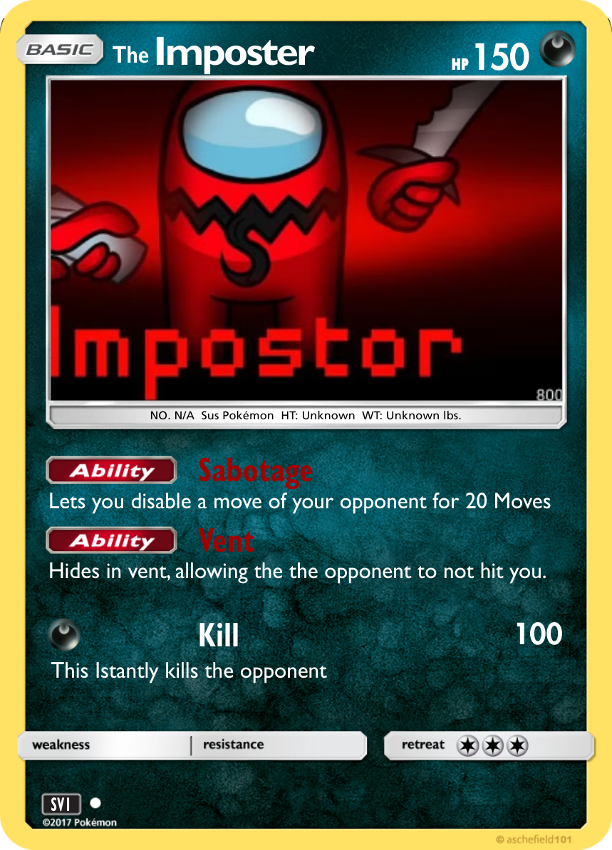 Imposter - Jake8e5754350423794378 | Pokécardmaker.net