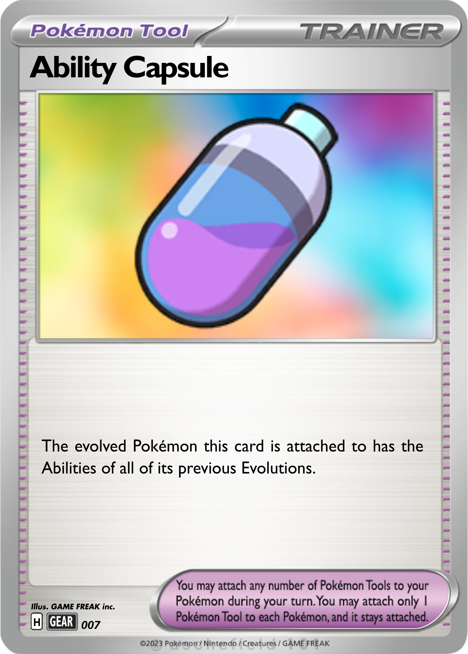 Ability Capsule - JakeGearhart | Pokécardmaker.net