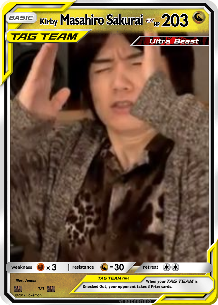 Masahiro Sakurai - Jamesdamaker | Pokécardmaker.net