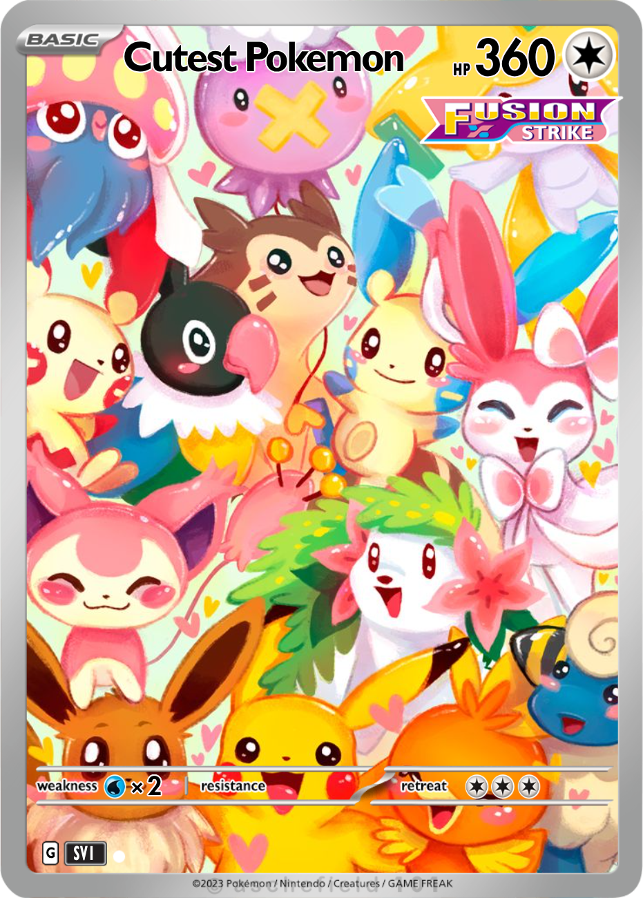 Cutest Pokemon - JaydogJJJ | Pokécardmaker.net