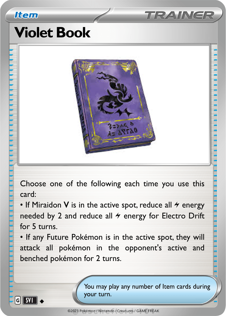 Violet Book - Jayplays | Pokécardmaker.net