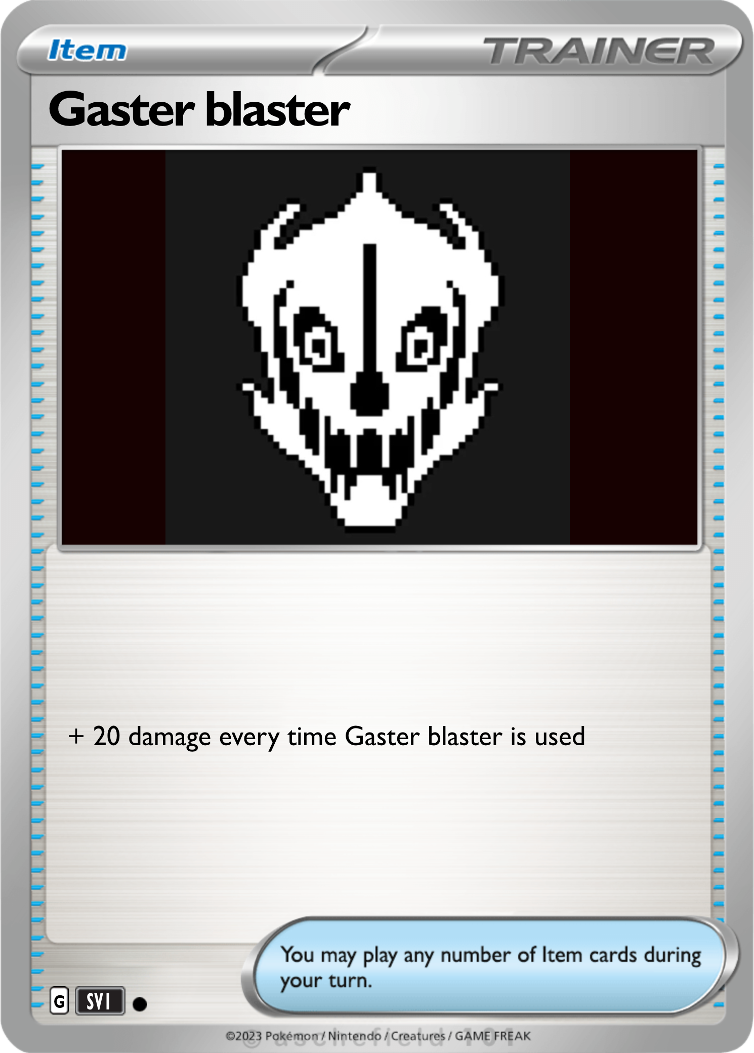 Gaster blaster - Jeet | Pokécardmaker.net