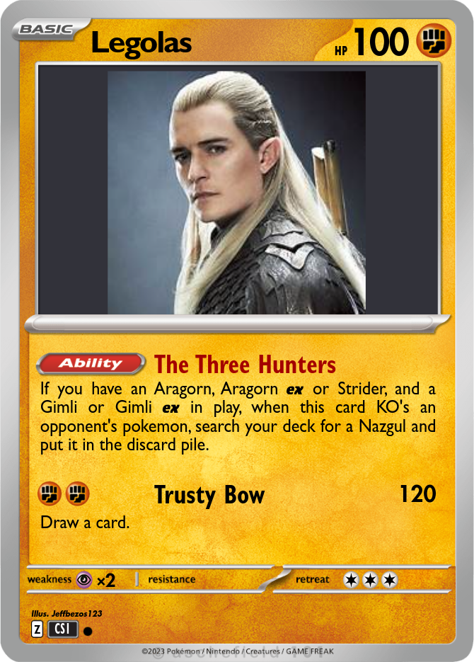 Legolas - Jeffbezos123 | Pokécardmaker.net