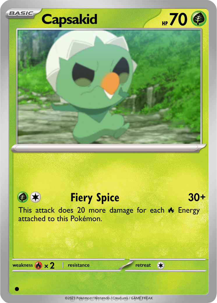 Capsakid - JellyJester | Pokécardmaker.net