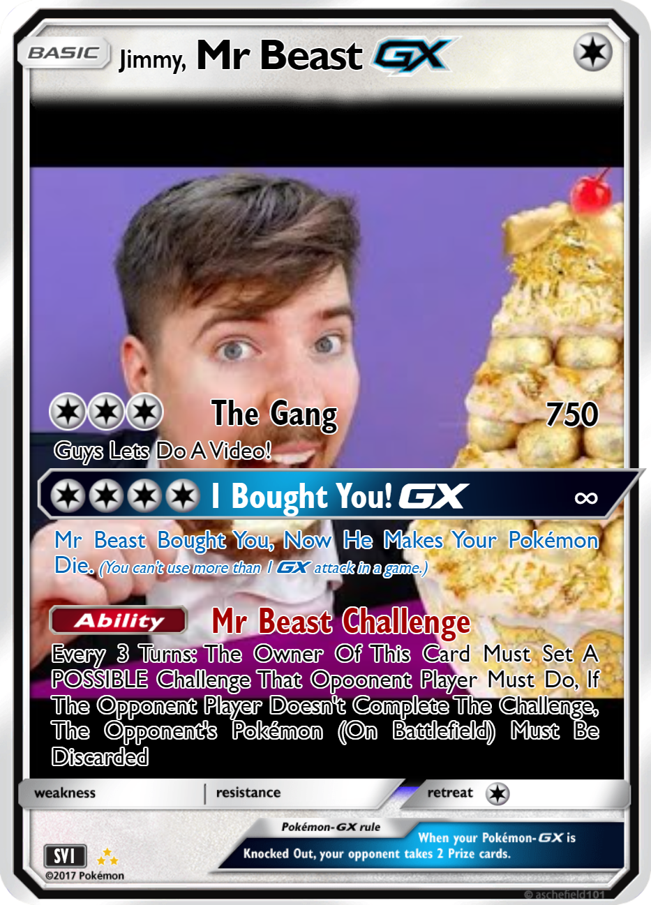 Mr Beast - Jerocool99 | Pokécardmaker.net