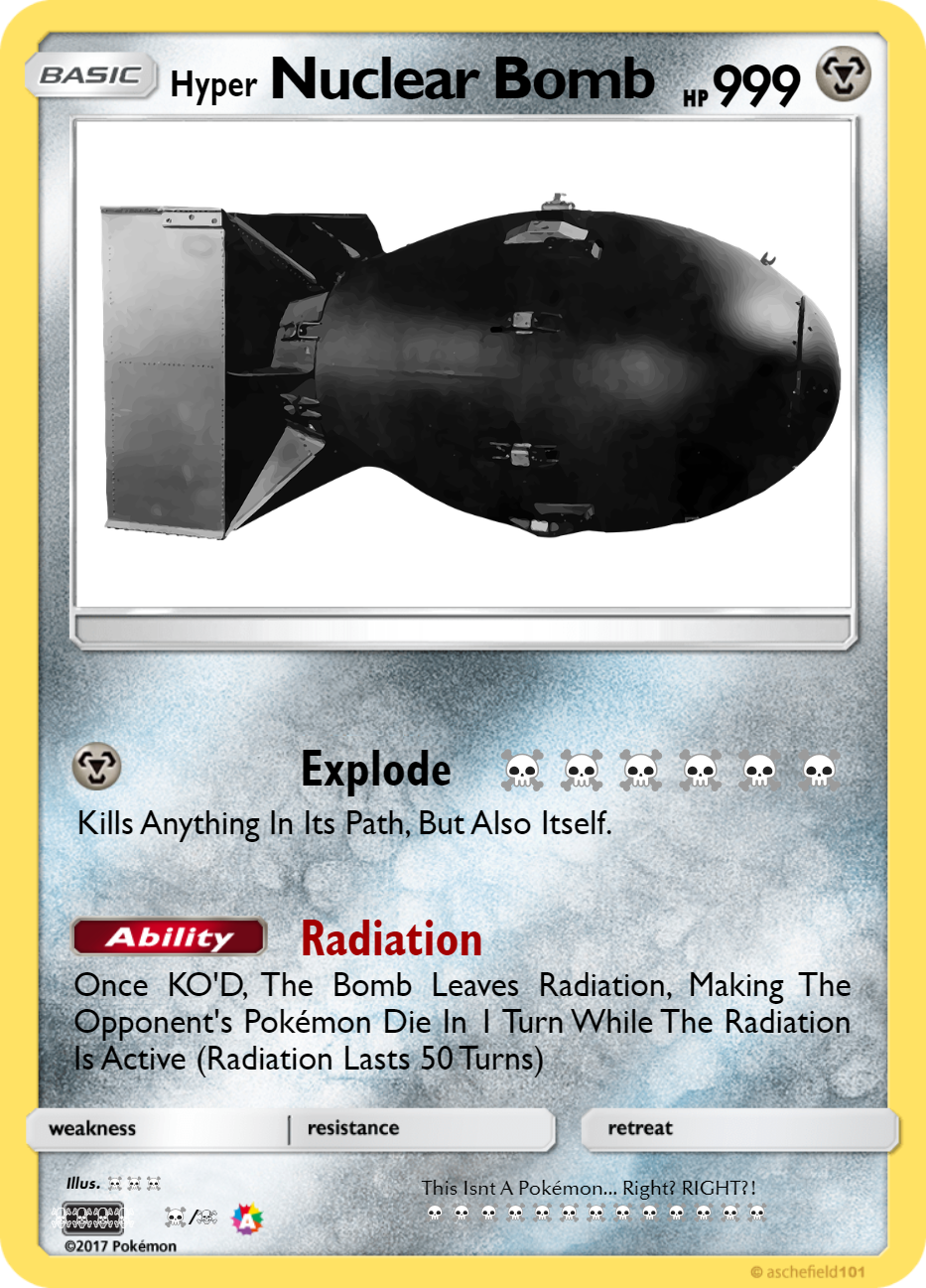 Nuclear Bomb - Jerocool99 | Pokécardmaker.net