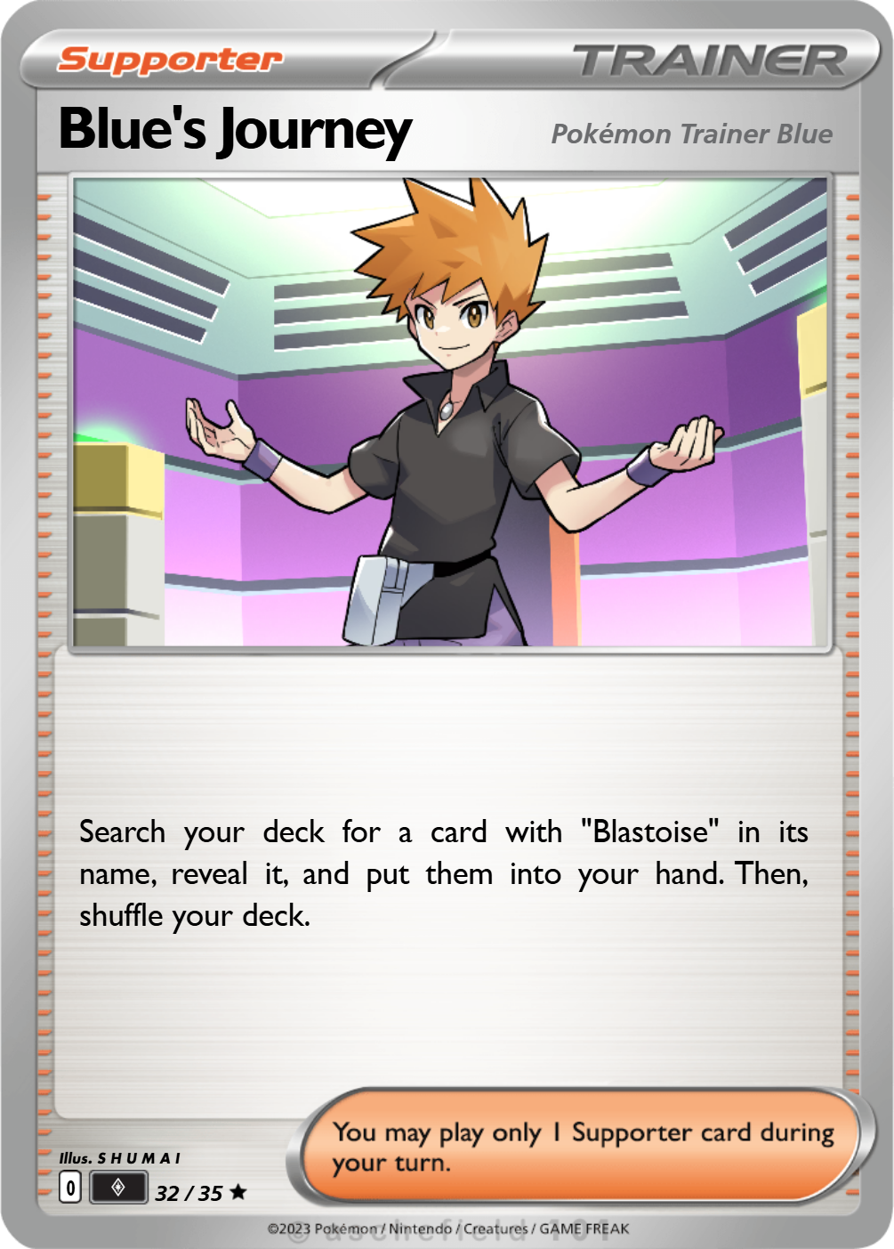 Blue's Journey - Jester_Ball | Pokécardmaker.net