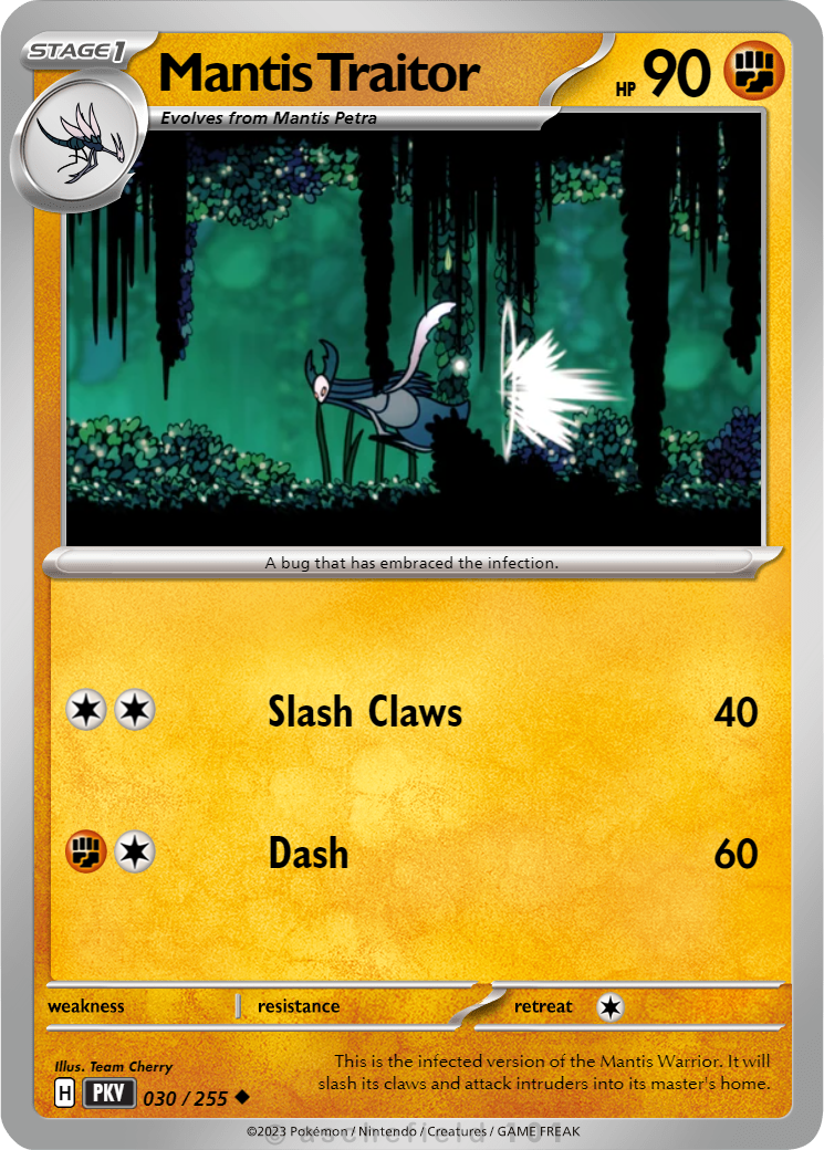 Mantis Traitor - Jesterknight | Pokécardmaker.net