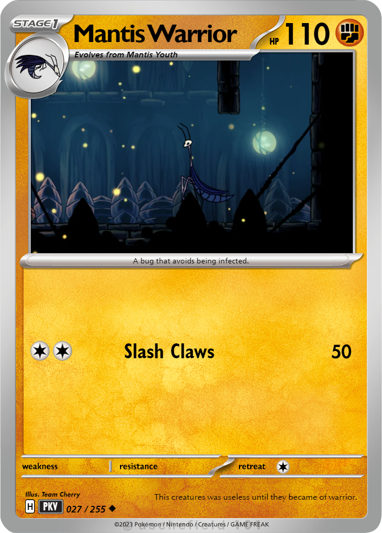 Mantis Warrior - Jesterknight | Pokécardmaker.net