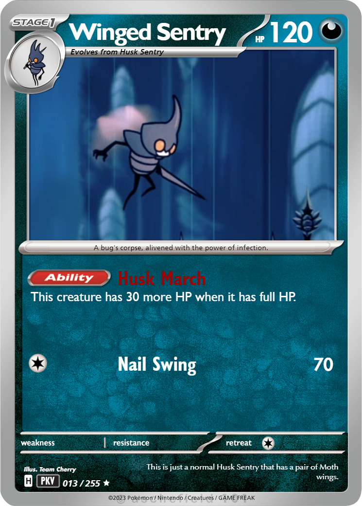 Winged Sentry - Jesterknight | Pokécardmaker.net