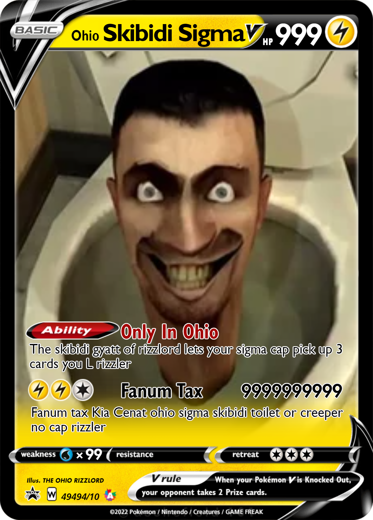 Skibidi Sigma - JoeBidenSkibidi | Pokécardmaker.net