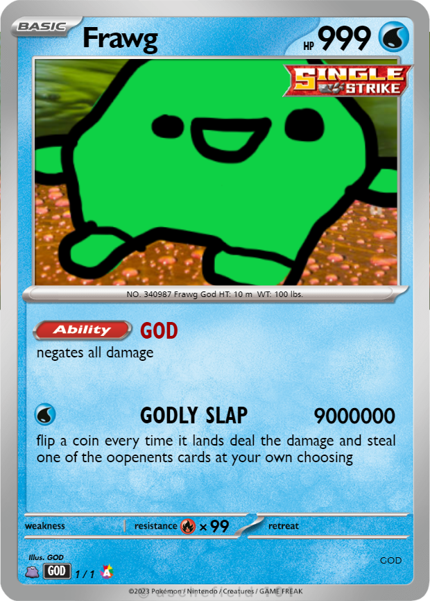 Frawg - Joe_Bob12354 | Pokécardmaker.net