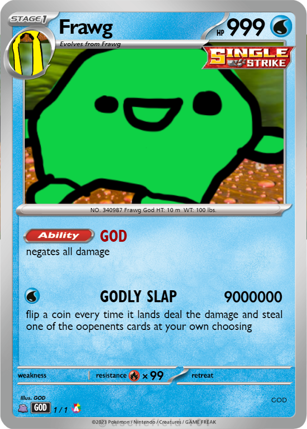 Frawg - Joe_Bob12354 | Pokécardmaker.net