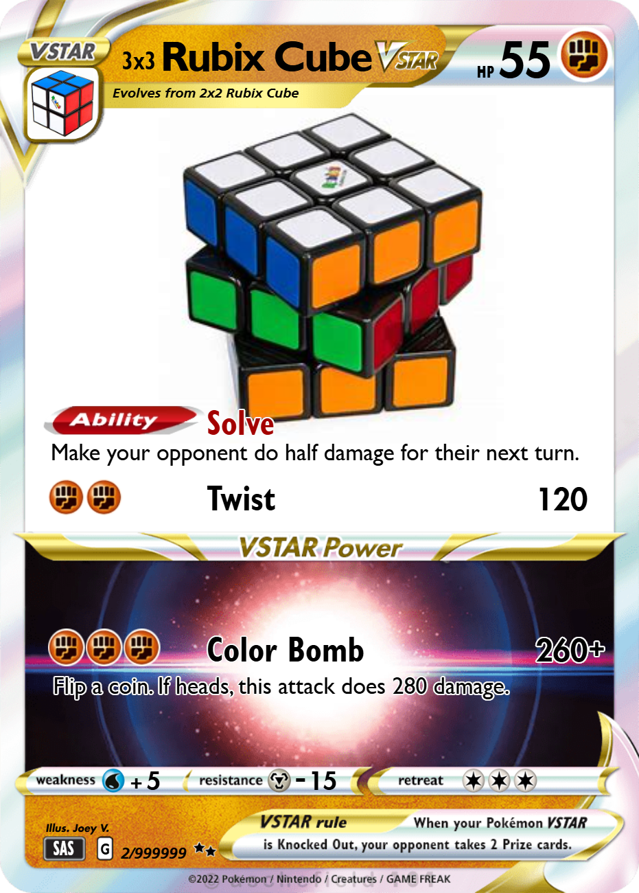 Rubix Cube - JoeyDoesStuff | Pokécardmaker.net