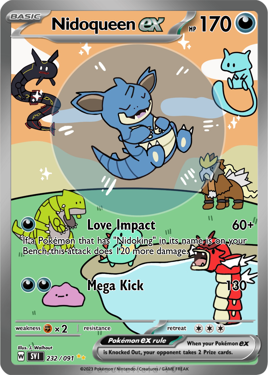 Nidoqueen - Joeywalhout | Pokécardmaker.net