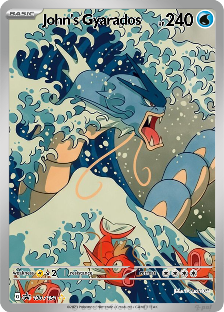 John's Gyarados - Johnzera | Pokécardmaker.net