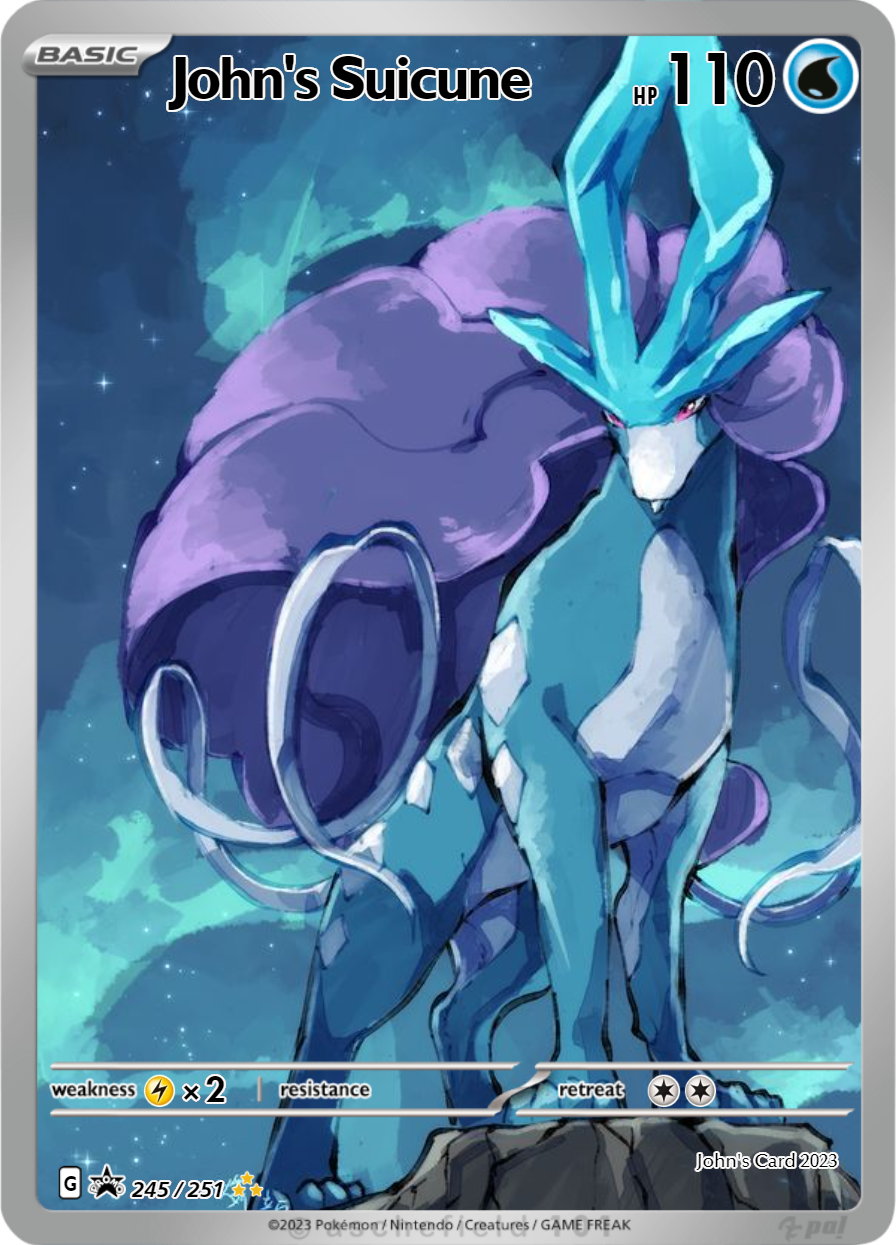 John's Suicune - Johnzera | Pokécardmaker.net