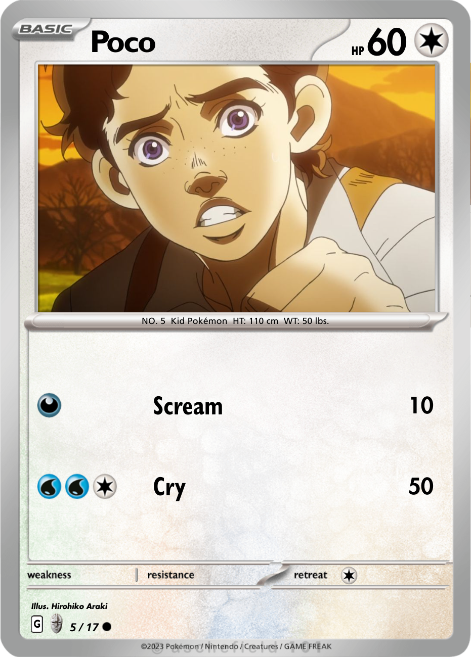 Poco - JojoDex | Pokécardmaker.net