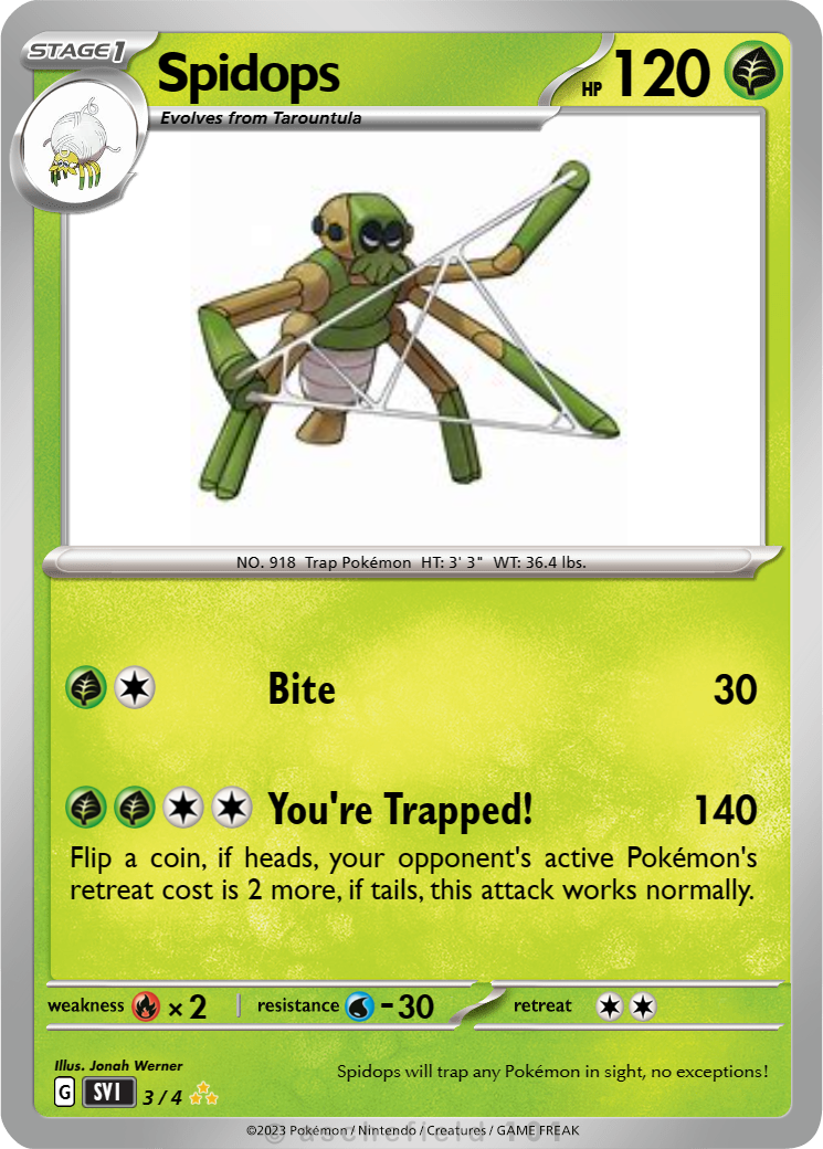 Spidops - Jonah_Werner | Pokécardmaker.net