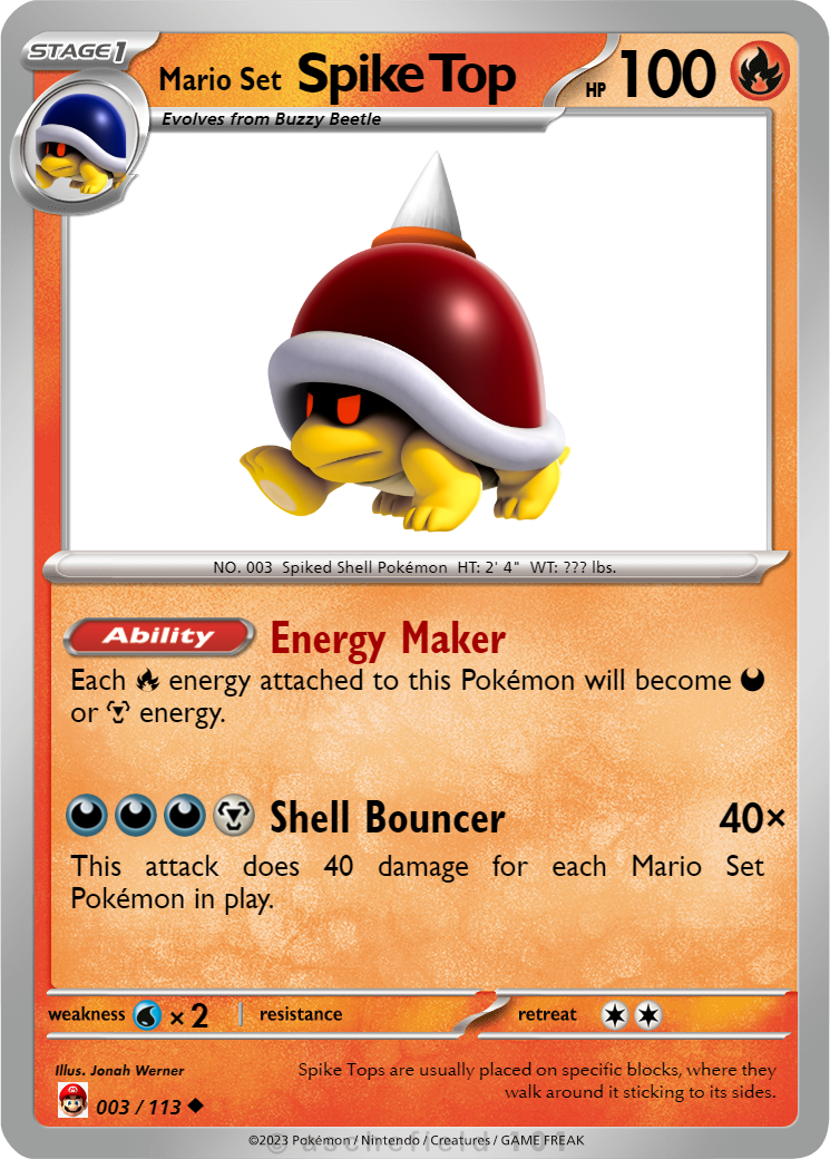 Spike Top - Jonah_Werner | Pokécardmaker.net