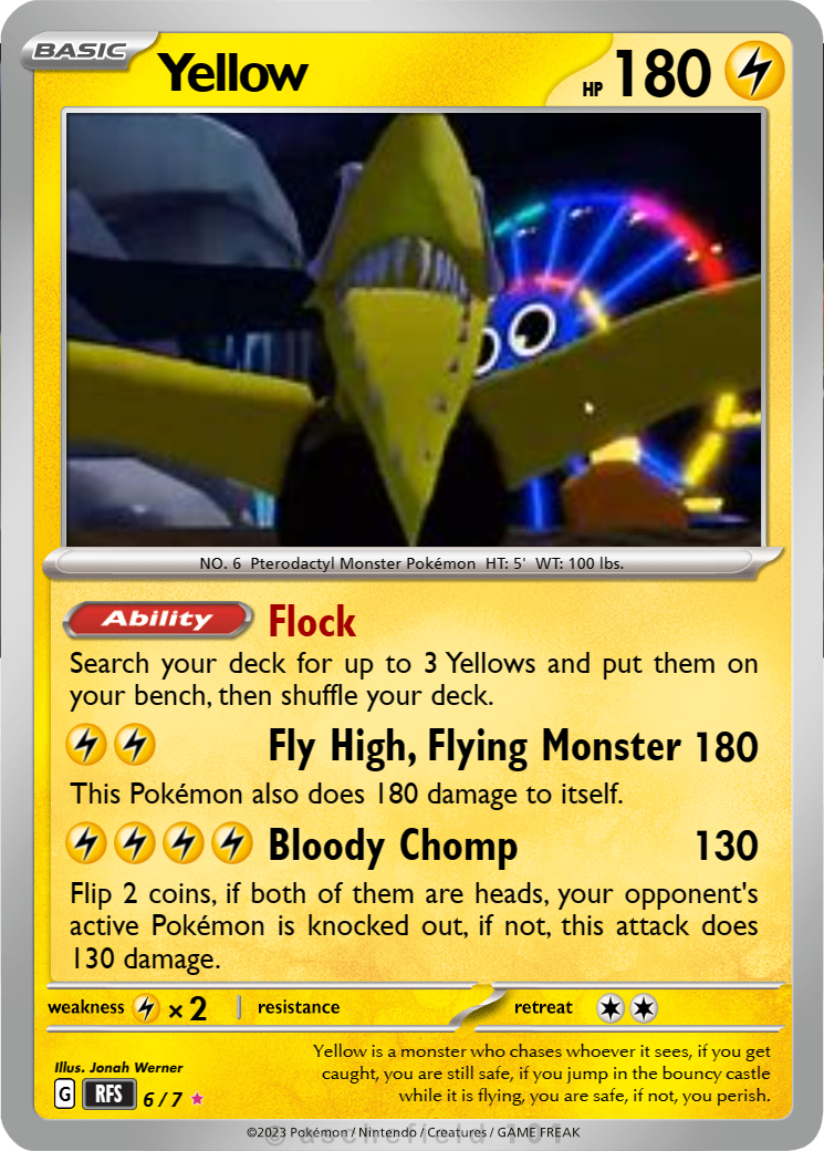 Yellow - Jonah_Werner | Pokécardmaker.net