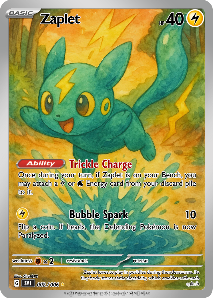 Zaplet - Jordan0916 | Pokécardmaker.net