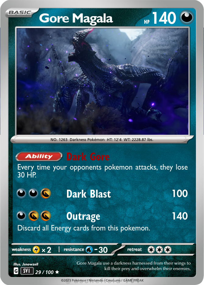 Gore Magala - Judahsaurus388 | Pokécardmaker.net