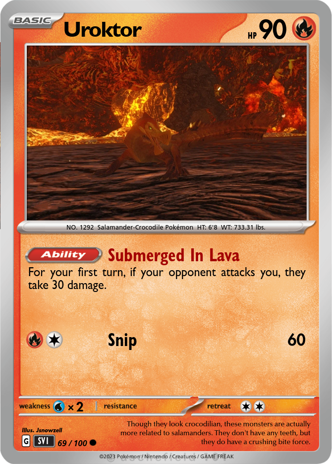 Uroktor - Judahsaurus388 | Pokécardmaker.net