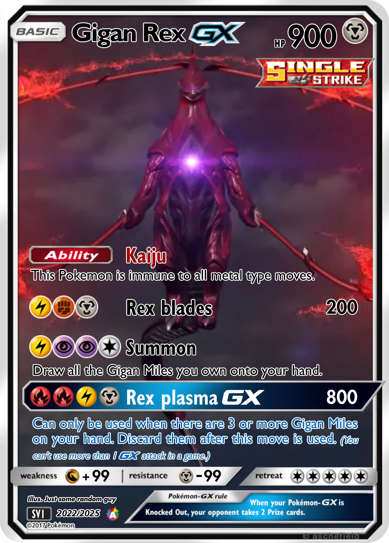 Gigan Rex - JustSomeRandomGuy | Pokécardmaker.net