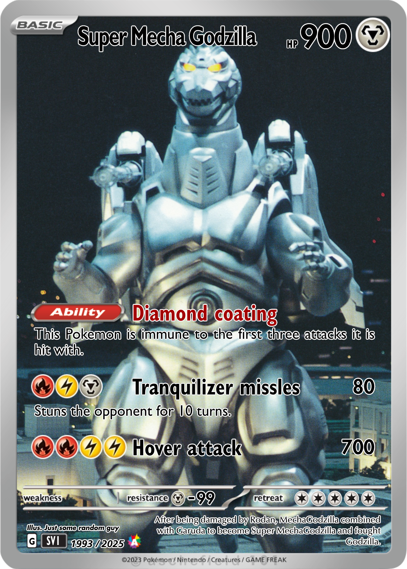 Super Mecha Godzilla - JustSomeRandomGuy | Pokécardmaker.net