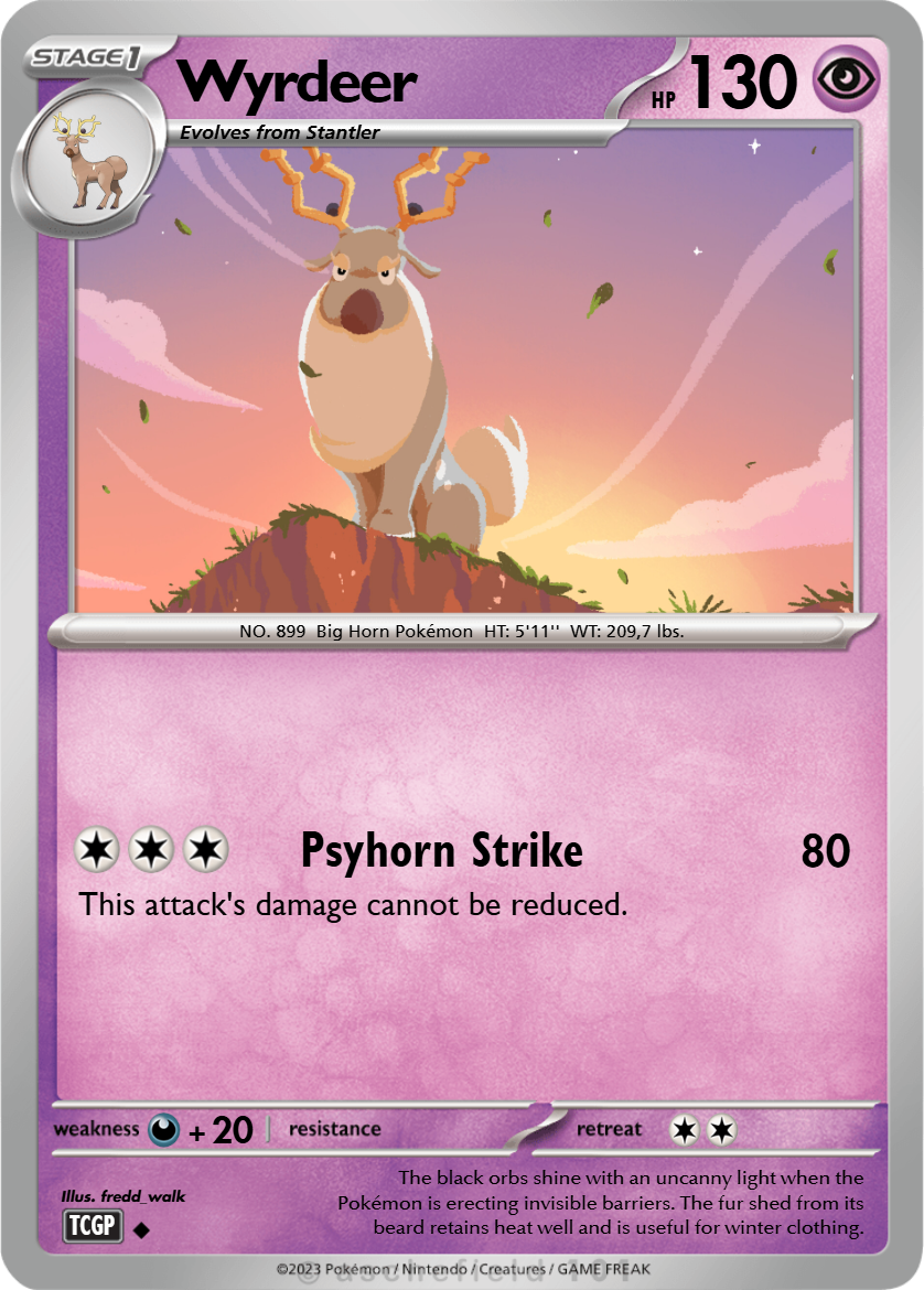 Wyrdeer - Just_a_Folk | Pokécardmaker.net