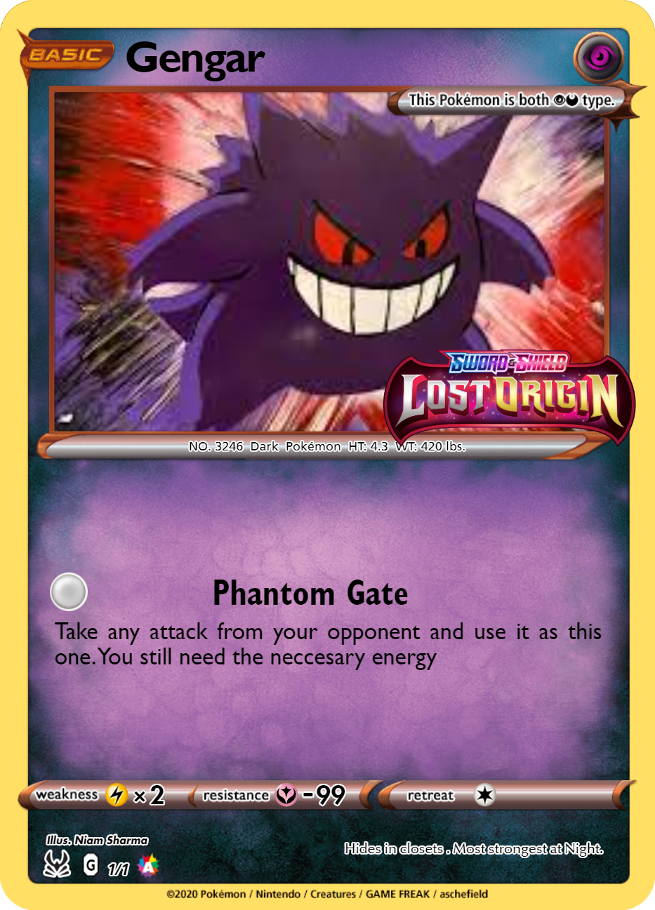 Gengar - KIWIPLAYZZ | Pokécardmaker.net