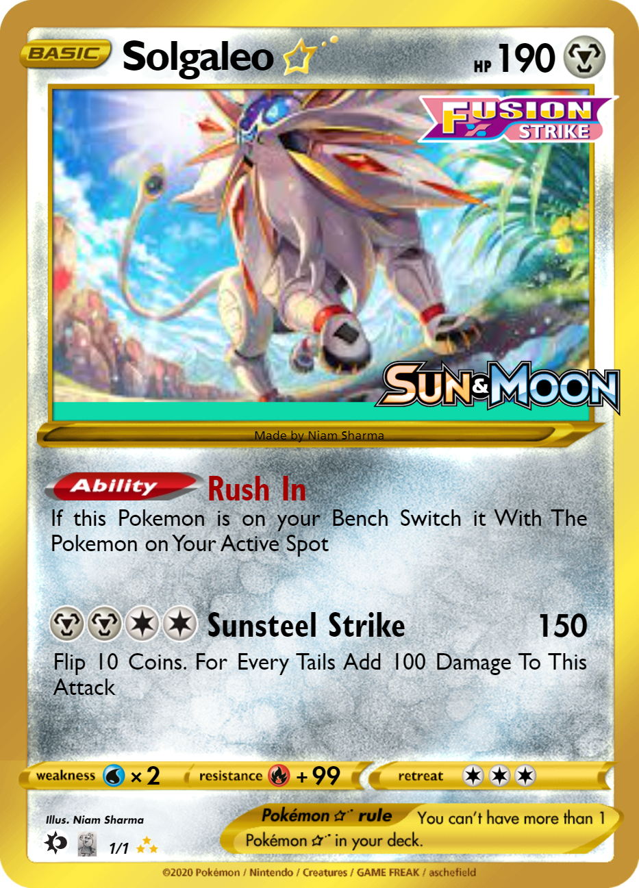 Solgaleo - KIWIPLAYZZ | Pokécardmaker.net
