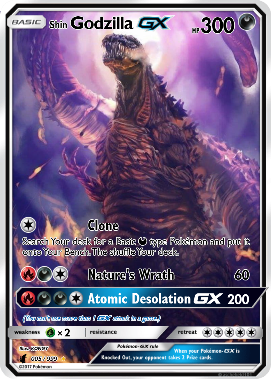 Godzilla - KONGY | Pokécardmaker.net